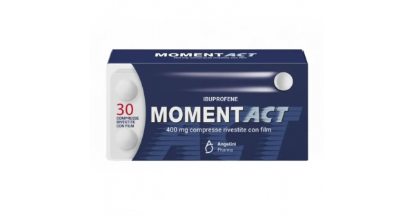 Moment Act - 30 Compresse da 400mg - Analgesico e Antinfiammatorio - Rapido trattamento per il ...